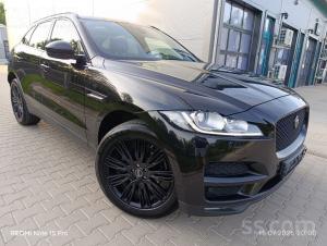 Black Jaguar F-Pace 2018 in Riga, with an engine capacity of 2.00 L and mileage of 160 thousand km for 12990 €, photo 3 on AUTOMOTO.COM.LV