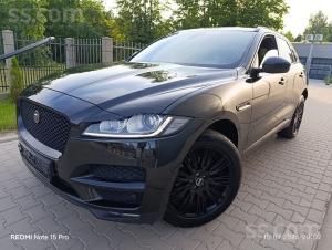 Black Jaguar F-Pace 2018 in Riga, with an engine capacity of 2.00 L and mileage of 160 thousand km for 12990 €, photo 6 on AUTOMOTO.COM.LV