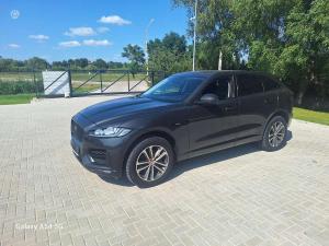 Black Jaguar F-Pace 2018 in Kaunas, with an engine capacity of 2.00 L and mileage of 189 thousand km for 12350 €, photo 3 on AUTOMOTO.COM.LV