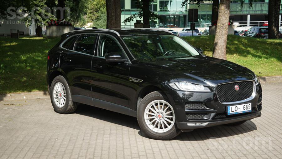 Melns Jaguar F-Pace 2018 Rīga, ar dzinēja tilpumu 2.00 L un nobraukumu 148 tūkst. km par 13950 €, foto 4 vietnē AUTOMOTO.COM.LV