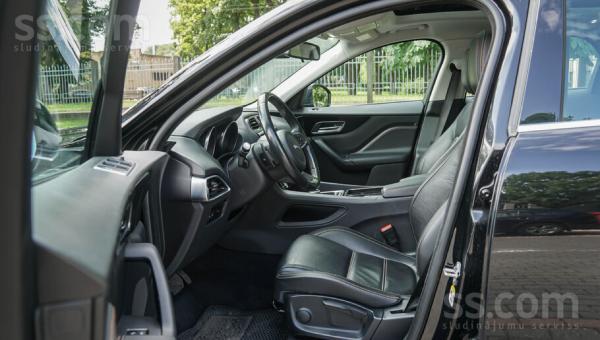 Melns Jaguar F-Pace 2018 Rīga, ar dzinēja tilpumu 2.00 L un nobraukumu 148 tūkst. km par 13950 €, foto 9 vietnē AUTOMOTO.COM.LV