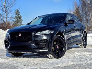 Melns Jaguar F-Pace 2019 Tauragė, ar dzinēja tilpumu 2.00 L un nobraukumu 194 tūkst. km par 13500 €, foto  vietnē AUTOMOTO.COM.LV