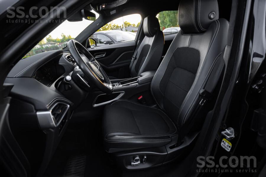 Melns Jaguar F-Pace 2019 Jelgava, ar dzinēja tilpumu 2.00 L un nobraukumu 0 tūkst. km par 12500 €, foto 15 vietnē AUTOMOTO.COM.LV