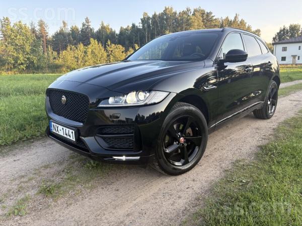 Melns Jaguar F-Pace 2019 Rīga, ar dzinēja tilpumu 2.00 L un nobraukumu 135 tūkst. km par 19900 €, foto 1 vietnē AUTOMOTO.COM.LV