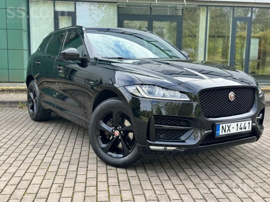 Melns Jaguar F-Pace 2019 Rīga, ar dzinēja tilpumu 2.00 L un nobraukumu 136 tūkst. km par 18900 €, foto 1 vietnē AUTOMOTO.COM.LV