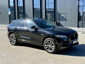 Black Jaguar F-Pace 2020 in Vilnius, with an engine capacity of 2.00 L and mileage of 173 thousand km for 20500 €, photo 7 on AUTOMOTO.COM.LV