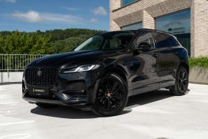 Melns Jaguar F-Pace 2021 Viļņa, ar dzinēja tilpumu 2.00 L un nobraukumu 65 tūkst. km par 29950 €, foto  vietnē AUTOMOTO.COM.LV