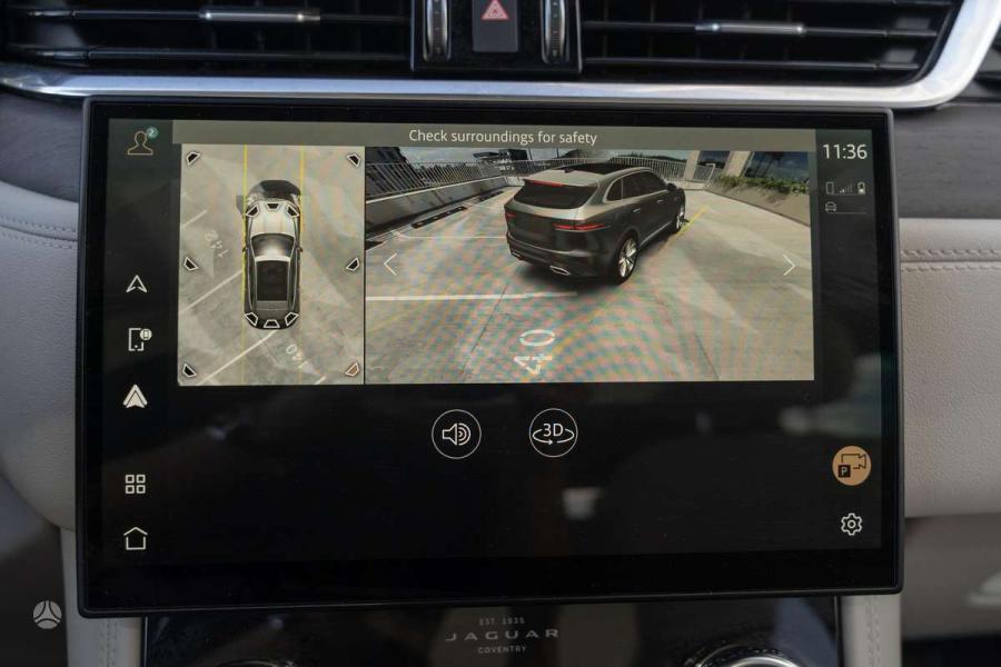 Black Jaguar F-Pace 2021 in Vilnius, with an engine capacity of 2.00 L and mileage of 65 thousand km for 29950 €, photo 30 on AUTOMOTO.COM.LV