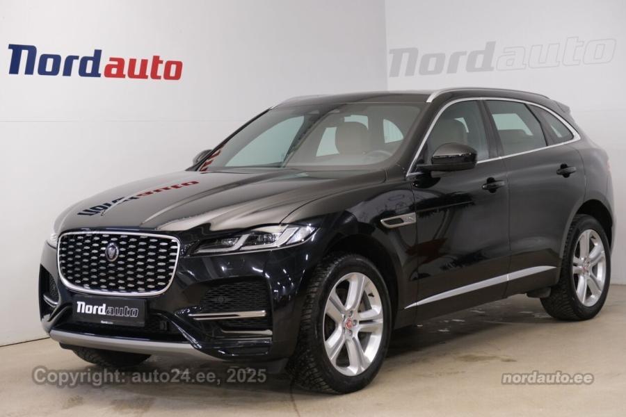 Melns Jaguar F-Pace 2023 Tallina, ar dzinēja tilpumu 3.00 L un nobraukumu 50 tūkst. km par 57900 €, foto 1 vietnē AUTOMOTO.COM.LV