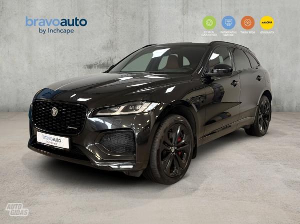 Melns Jaguar F-Pace 2023 Viļņa, ar dzinēja tilpumu 2.00 L un nobraukumu 62 tūkst. km par 53500 €, foto 1 vietnē AUTOMOTO.COM.LV