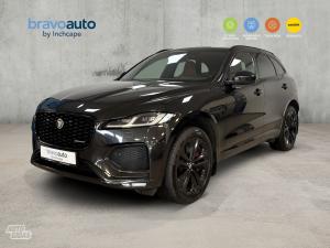 Melns Jaguar F-Pace 2023 Viļņa, ar dzinēja tilpumu 2.00 L un nobraukumu 62 tūkst. km par 53500 €, foto  vietnē AUTOMOTO.COM.LV