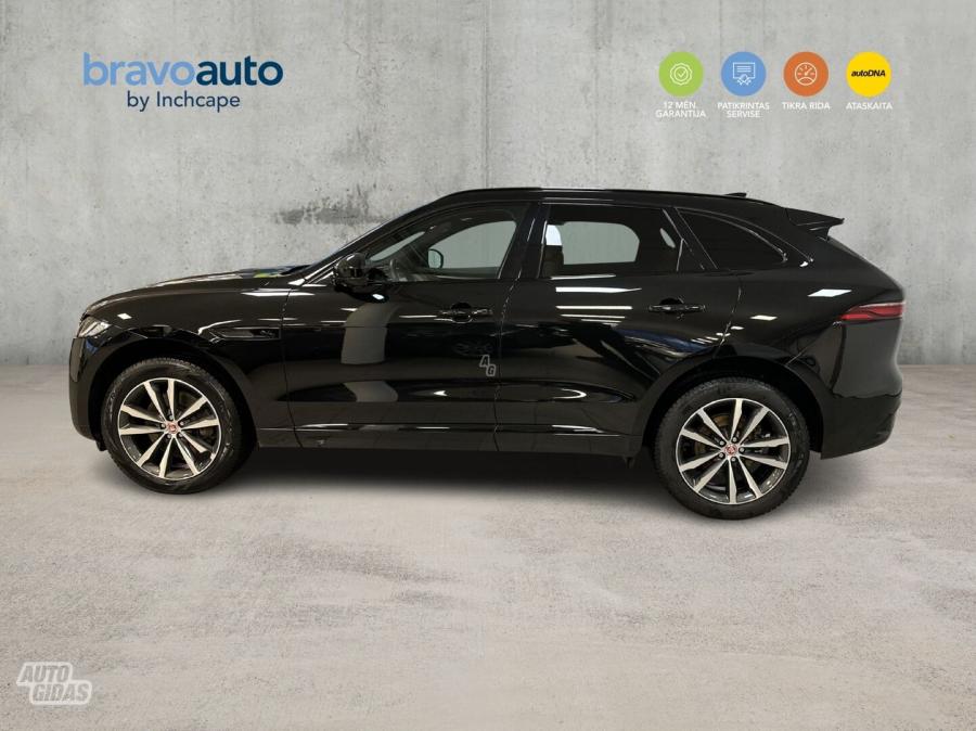 Melns Jaguar F-Pace 2024 Viļņa, ar dzinēja tilpumu 3.00 L un nobraukumu 21 tūkst. km par 52000 €, foto 3 vietnē AUTOMOTO.COM.LV