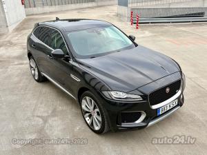 Melns Jaguar F-Pace 2016 Tartu, ar dzinēja tilpumu 3.00 L un nobraukumu 193 tūkst. km par 21000 €, foto  vietnē AUTOMOTO.COM.LV