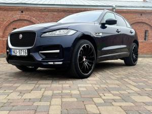 Blue Jaguar F-Pace 2016 in Riga, with an engine capacity of 2.00 L and mileage of 170 thousand km for 22499 €, photo 3 on AUTOMOTO.COM.LV