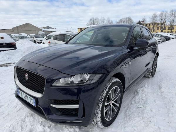 Blue Jaguar F-Pace 2017 in Taurage, with an engine capacity of 2.00 L and mileage of 171 thousand km for 11500 €, photo 1 on AUTOMOTO.COM.LV