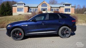Blue Jaguar F-Pace 2017 in Vilnius, with an engine capacity of 3.00 L and mileage of 197 thousand km for 17900 €, photo 6 on AUTOMOTO.COM.LV