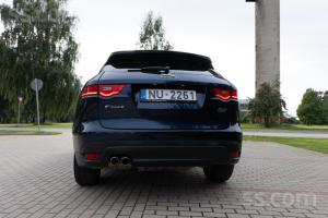 Blue Jaguar F-Pace 2017 in Liepaja, with an engine capacity of 2.00 L and mileage of 127 thousand km for 15500 €, photo 3 on AUTOMOTO.COM.LV