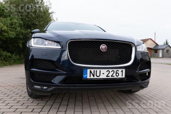 Zils Jaguar F-Pace 2017 Liepāja, ar dzinēja tilpumu 2.00 L un nobraukumu 127 tūkst. km par 15500 €, foto 6 vietnē AUTOMOTO.COM.LV