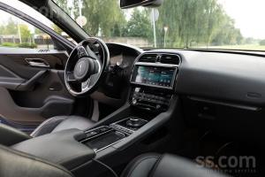 Blue Jaguar F-Pace 2017 in Liepaja, with an engine capacity of 2.00 L and mileage of 127 thousand km for 15500 €, photo 16 on AUTOMOTO.COM.LV