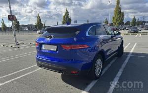 Blue Jaguar F-Pace 2018 in Riga, with an engine capacity of 2.00 L and mileage of 109 thousand km for 19900 €, photo 7 on AUTOMOTO.COM.LV