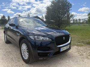 Blue Jaguar F-Pace 2018 in Riga, with an engine capacity of 2.00 L and mileage of 184 thousand km for 15000 €, photo  on AUTOMOTO.COM.LV