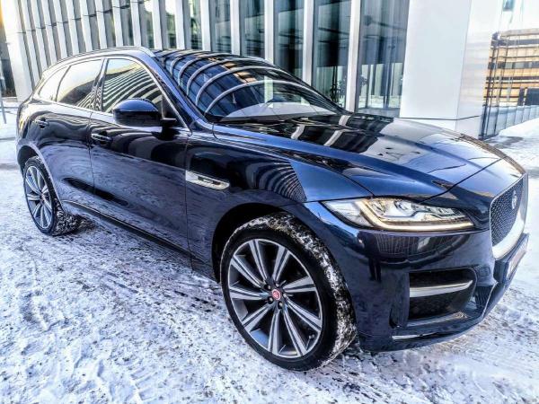 Zils Jaguar F-Pace 2019 Viļņa, ar dzinēja tilpumu 2.00 L un nobraukumu 132 tūkst. km par 19360 €, foto 2 vietnē AUTOMOTO.COM.LV