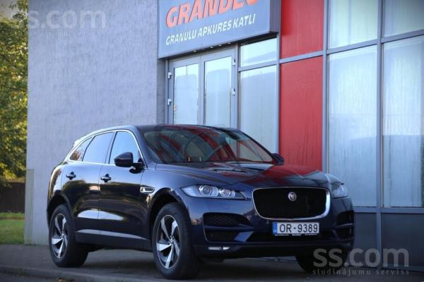 Jaguar F-Pace 2019 Rīga vietnē Zils Jaguar F-Pace 2019 Rīga, ar dzinēja tilpumu 2.00 L un nobraukumu 60 tūkst. km par 18995 €, foto 5 vietnē AUTOMOTO.COM.LV