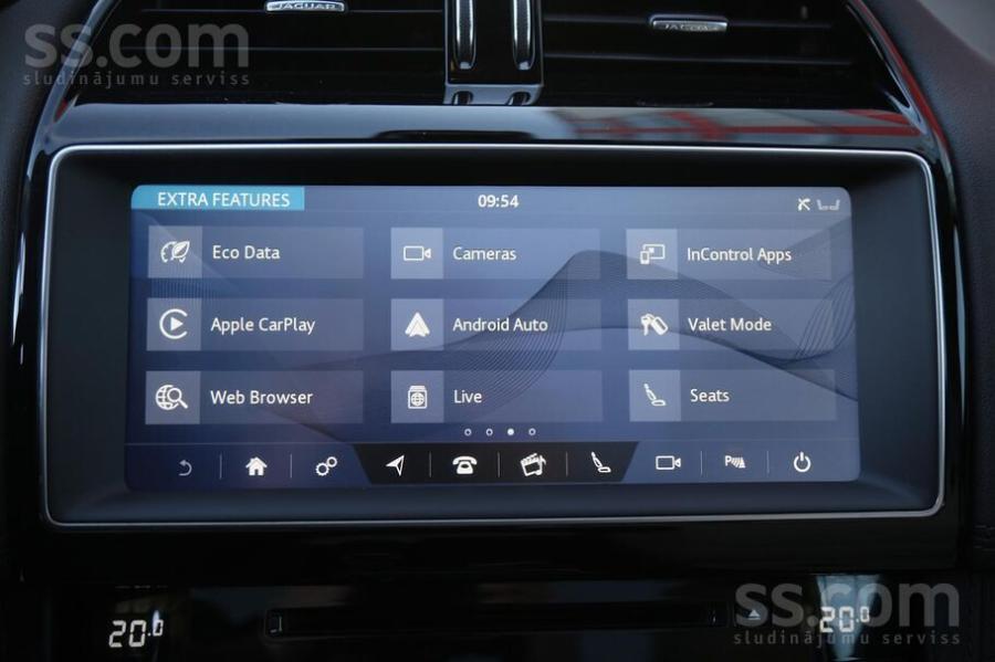 Zils Jaguar F-Pace 2019 Rīga, ar dzinēja tilpumu 2.00 L un nobraukumu 60 tūkst. km par 18995 €, foto 24 vietnē AUTOMOTO.COM.LV