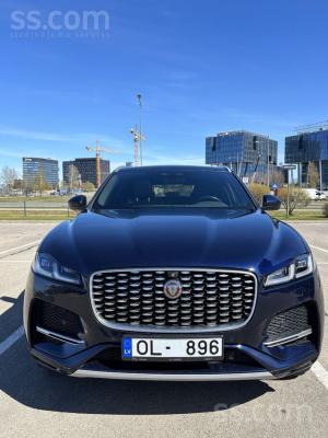Zils Jaguar F-Pace 2021 Rīga, ar dzinēja tilpumu 2.00 L un nobraukumu 83 tūkst. km par 27500 €, foto 3 vietnē AUTOMOTO.COM.LV
