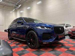 Blue Jaguar F-Pace 2022 in Vilnius, with an engine capacity of 2.00 L and mileage of 70 thousand km for 36990 €, photo 3 on AUTOMOTO.COM.LV