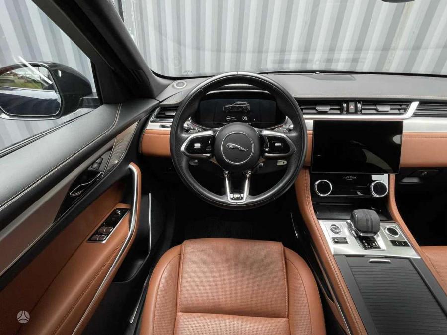 Zils Jaguar F-Pace 2022 Viļņa, ar dzinēja tilpumu 2.00 L un nobraukumu 83 tūkst. km par 34900 €, foto 12 vietnē AUTOMOTO.COM.LV
