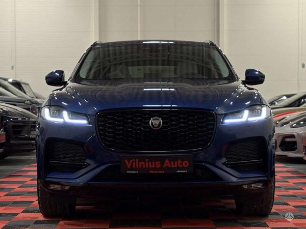 Zils Jaguar F-Pace 2022 Viļņa, ar dzinēja tilpumu 2.00 L un nobraukumu 70 tūkst. km par 34990 €, foto 3 vietnē AUTOMOTO.COM.LV