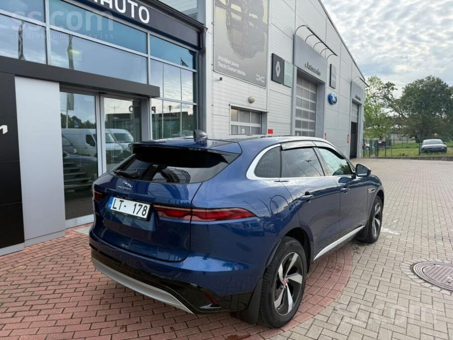 Zils Jaguar F-Pace 2022 Rīga, ar dzinēja tilpumu 2.00 L un nobraukumu 95 tūkst. km par 28900 €, foto 3 vietnē AUTOMOTO.COM.LV