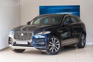 Blue Jaguar F-Pace 2022 in Riga, with an engine capacity of 2.00 L and mileage of 69 thousand km for 27990 €, photo  on AUTOMOTO.COM.LV