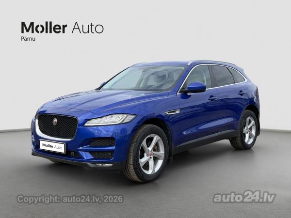 Zils Jaguar F-Pace 2017 Pērnava, ar dzinēja tilpumu 2.00 L un nobraukumu 125 tūkst. km par 18850 €, foto 1 vietnē AUTOMOTO.COM.LV