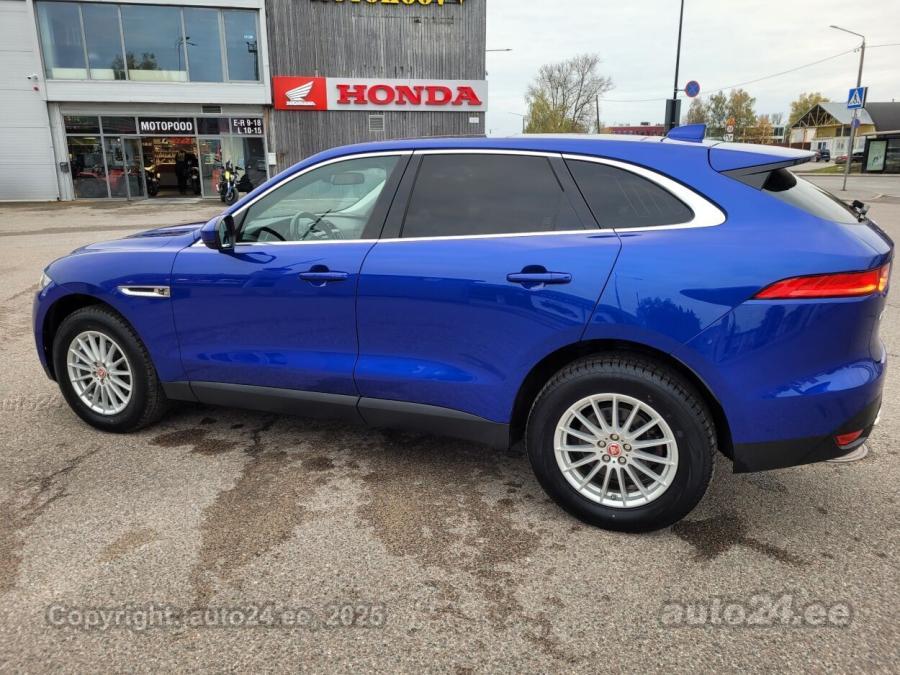 Zils Jaguar F-Pace 2018 Tartu, ar dzinēja tilpumu 2.00 L un nobraukumu 171 tūkst. km par 18990 €, foto 3 vietnē AUTOMOTO.COM.LV