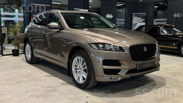 Brown Jaguar F-Pace 2016 in Riga, with an engine capacity of 2.00 L and mileage of 115 thousand km for 12500 €, photo 1 on AUTOMOTO.COM.LV
