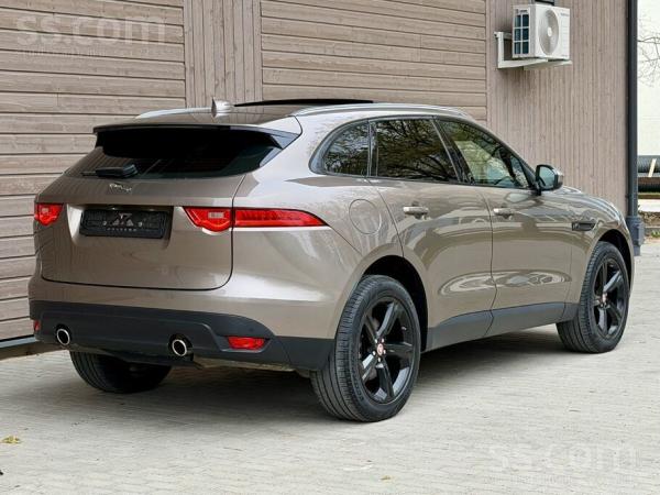 Brūns Jaguar F-Pace 2017 Jelgava, ar dzinēja tilpumu 3.00 L un nobraukumu 167 tūkst. km par 19990 €, foto 3 vietnē AUTOMOTO.COM.LV