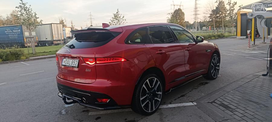 Jaguar F-Pace 2017 Šauļi, ar dzinēja tilpumu 3.00 L un nobraukumu 225 tūkst. km par 21500 €, foto 5 vietnē AUTOMOTO.COM.LV