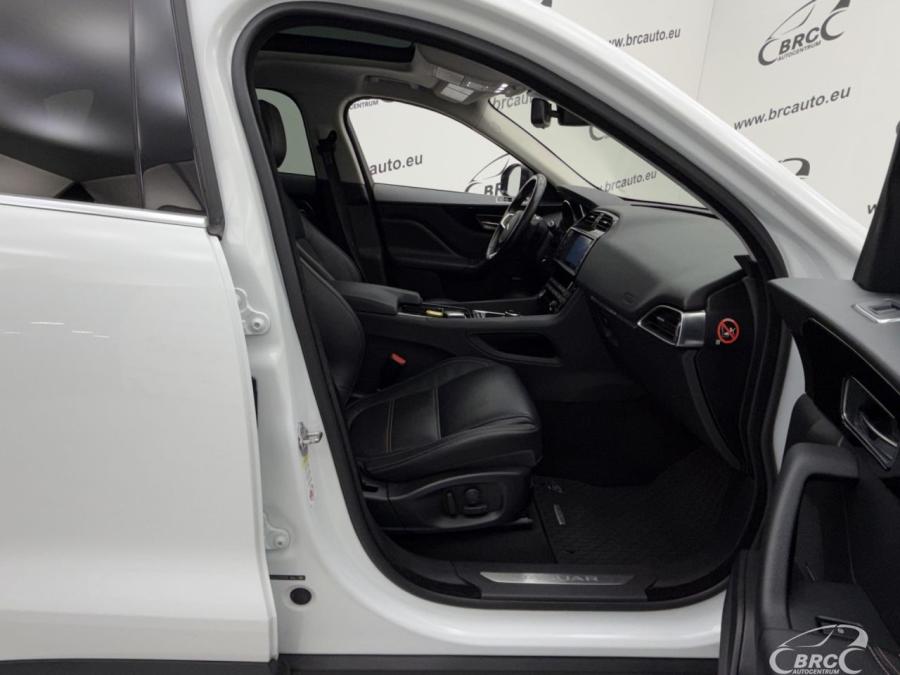 Jaguar F-Pace 2018 Viļņa, ar dzinēja tilpumu 2.00 L un nobraukumu 71 tūkst. km par 19950 €, foto 5 vietnē AUTOMOTO.COM.LV