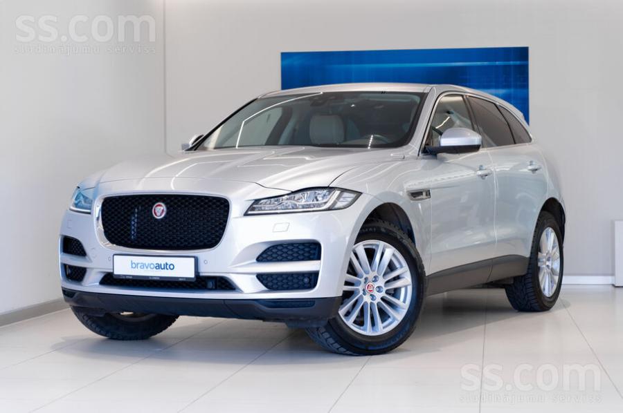Jaguar F-Pace 2020 in Riga, with an engine capacity of 2.00 L and mileage of 59 thousand km for 15550 €, photo 1 on AUTOMOTO.COM.LV