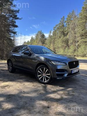 Pelēks Jaguar F-Pace 2016 Daugavpils, ar dzinēja tilpumu 2.00 L un nobraukumu 198 tūkst. km par 15000 €, foto 3 vietnē AUTOMOTO.COM.LV
