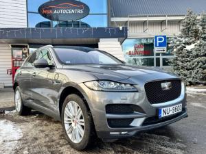 Grey Jaguar F-Pace 2016 in Riga, with an engine capacity of 2.00 L and mileage of 180 thousand km for 21490 €, photo 26 on AUTOMOTO.COM.LV