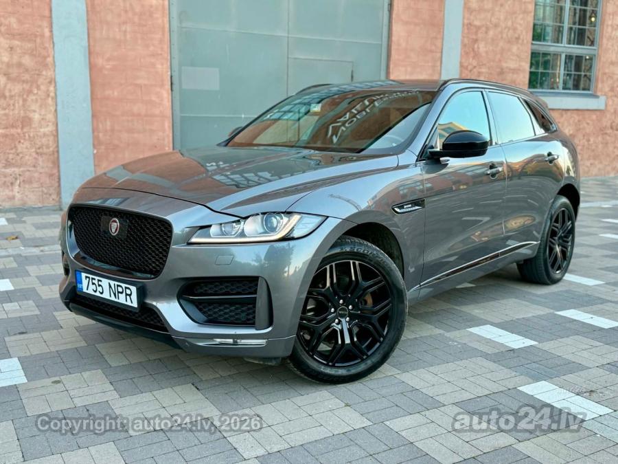 Grey Jaguar F-Pace 2016 in Tallinn, with an engine capacity of 3.00 L and mileage of 223 thousand km for 17500 €, photo 1 on AUTOMOTO.COM.LV