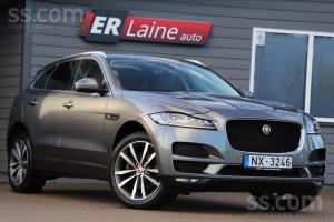 Pelēks Jaguar F-Pace 2016 Tukums, ar dzinēja tilpumu 2.00 L un nobraukumu 201 tūkst. km par 12800 €, foto  vietnē AUTOMOTO.COM.LV