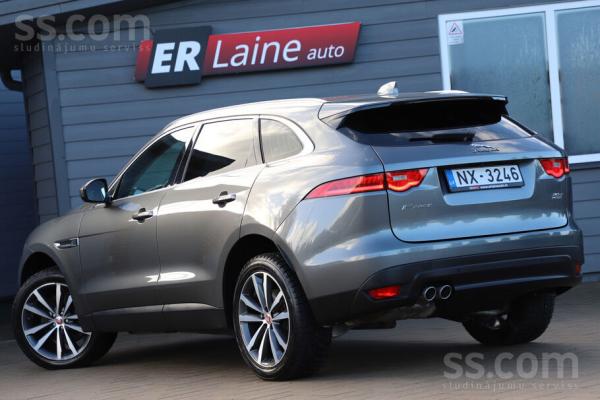 Pelēks Jaguar F-Pace 2016 Tukums, ar dzinēja tilpumu 2.00 L un nobraukumu 201 tūkst. km par 12800 €, foto 5 vietnē AUTOMOTO.COM.LV