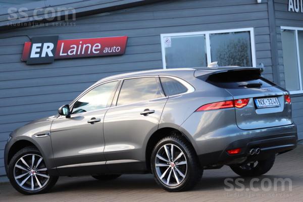 Pelēks Jaguar F-Pace 2016 Tukums, ar dzinēja tilpumu 2.00 L un nobraukumu 201 tūkst. km par 12800 €, foto 7 vietnē AUTOMOTO.COM.LV