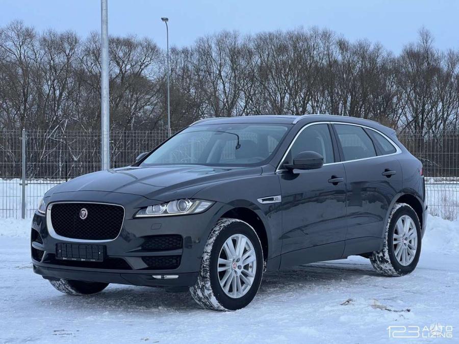 Pelēks Jaguar F-Pace 2017 Tauragė, ar dzinēja tilpumu 2.00 L un nobraukumu 112 tūkst. km par 13200 €, foto 1 vietnē AUTOMOTO.COM.LV