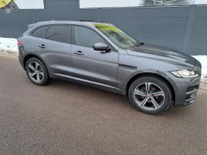 Grey Jaguar F-Pace 2017 in Kaunas, with an engine capacity of 2.00 L and mileage of 283 thousand km for 11399 €, photo 17 on AUTOMOTO.COM.LV
