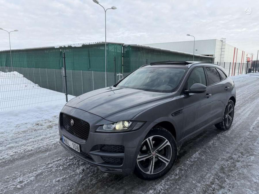 Pelēks Jaguar F-Pace 2017 Kauņa, ar dzinēja tilpumu 2.00 L un nobraukumu 283 tūkst. km par 10500 €, foto 7 vietnē AUTOMOTO.COM.LV